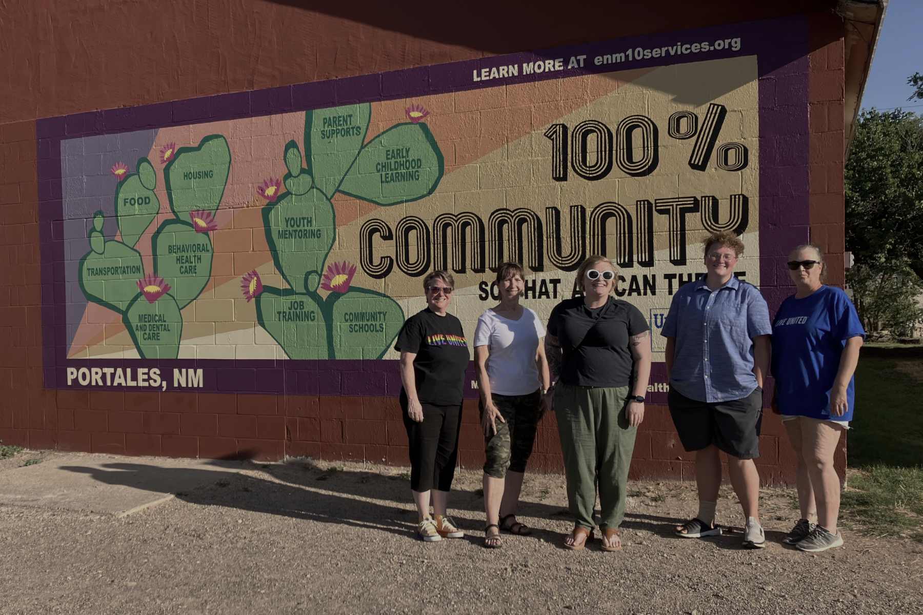 100% Murals inspiring communities - 100% New Mexico